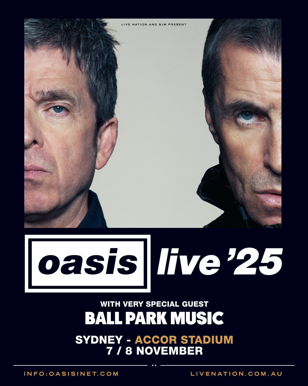 Accor Stadium - Live ’25 Map – Official Oasis Tour Interactive Map